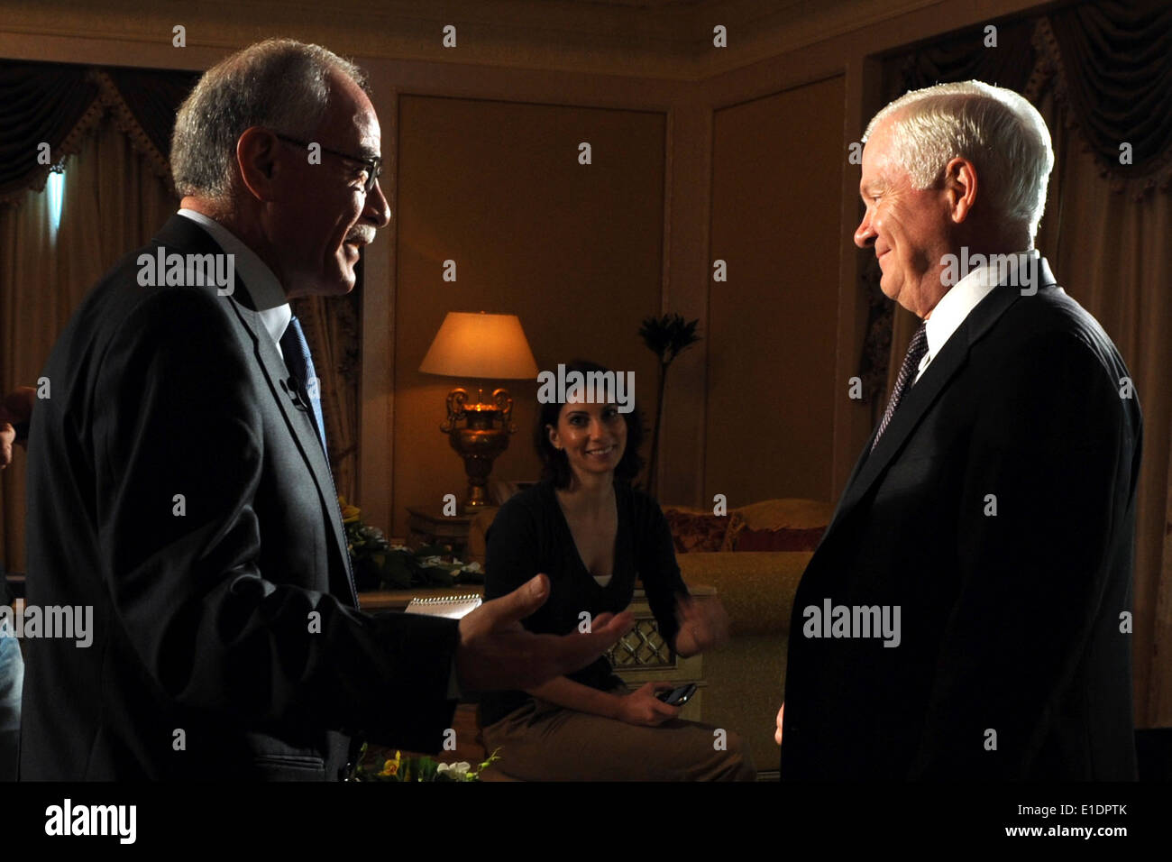 Secretary of defense gates conducts television interview with hisham ...