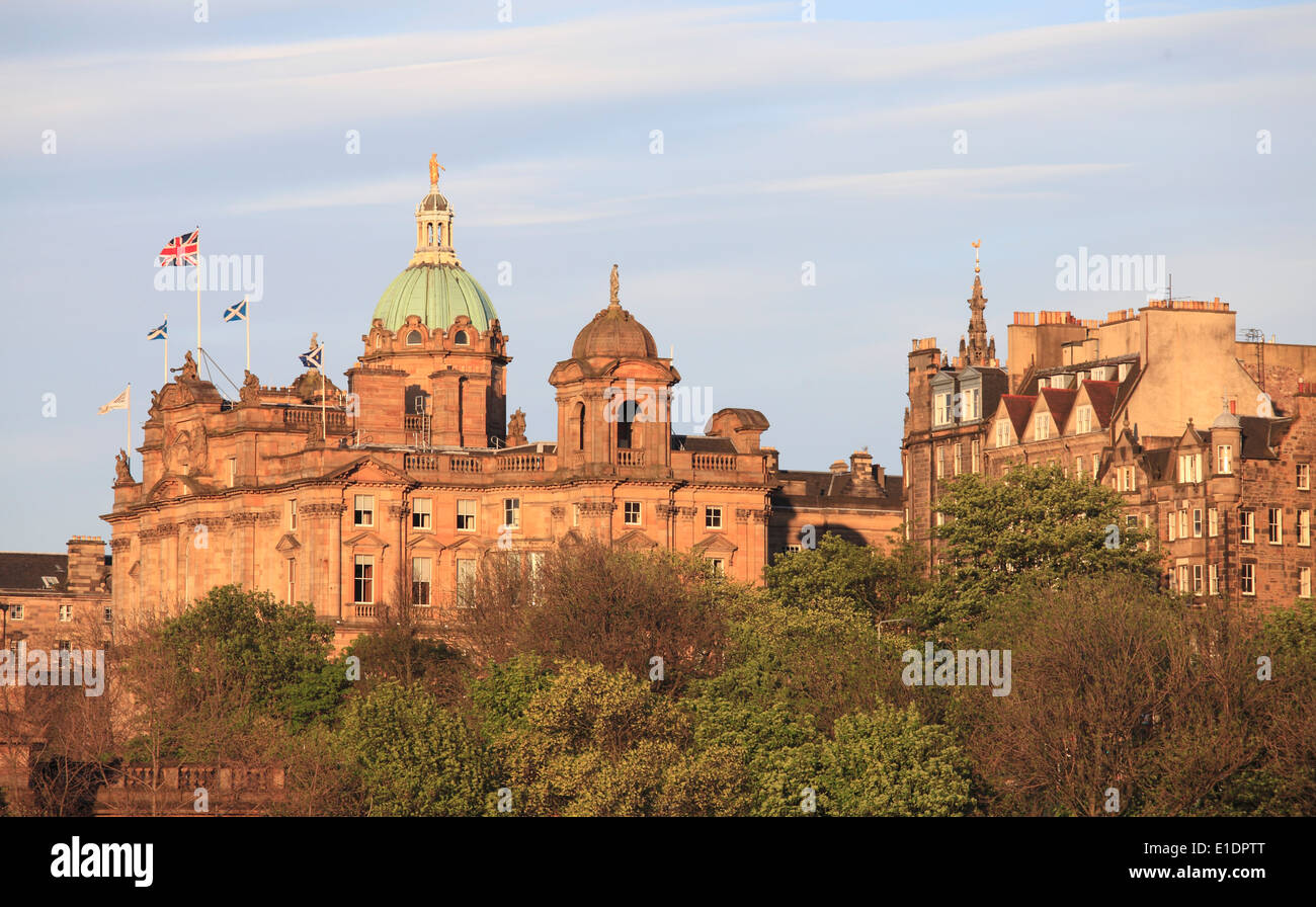 UK, Scotland, Edinburgh, Old Town, skyline Stock Photo - Alamy