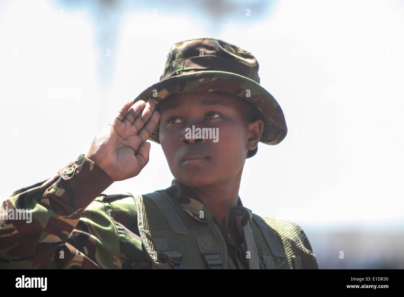 Nairobi, Kenya. 01st June, 2014. Kenyan military officers participate ...