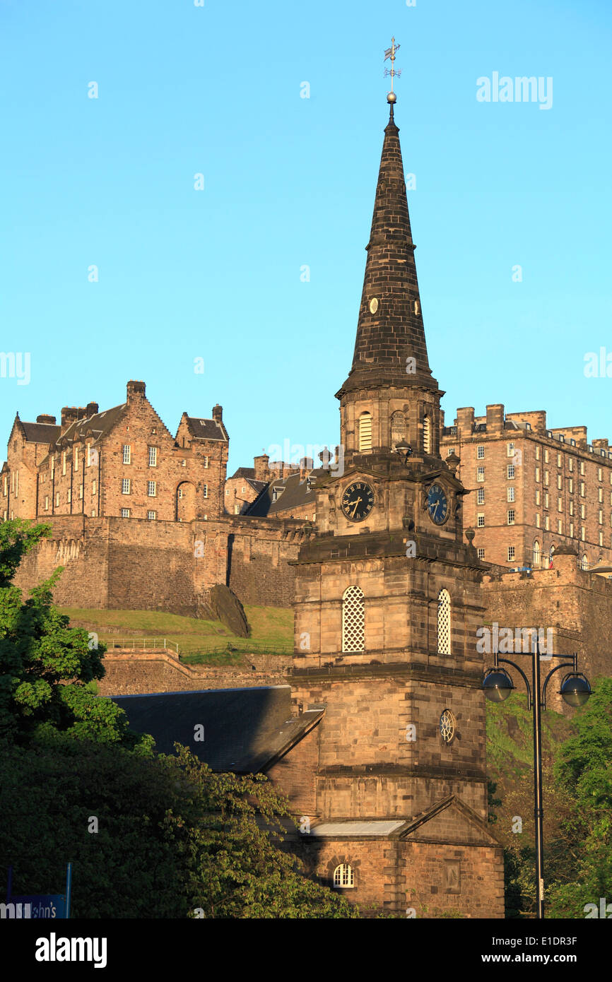 UK, Scotland, Edinburgh, Castle, St Cuthbert's Church Stock Photo - Alamy