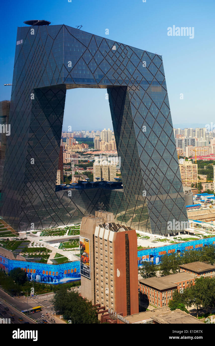 China, Beijing, CCTV Tower Stock Photo - Alamy