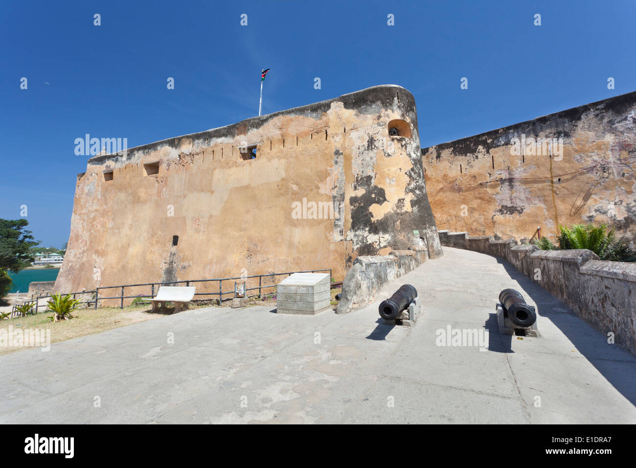 Entrance of the historic Fort Jesus in Mombasa, Kenya Stock Photo - Alamy