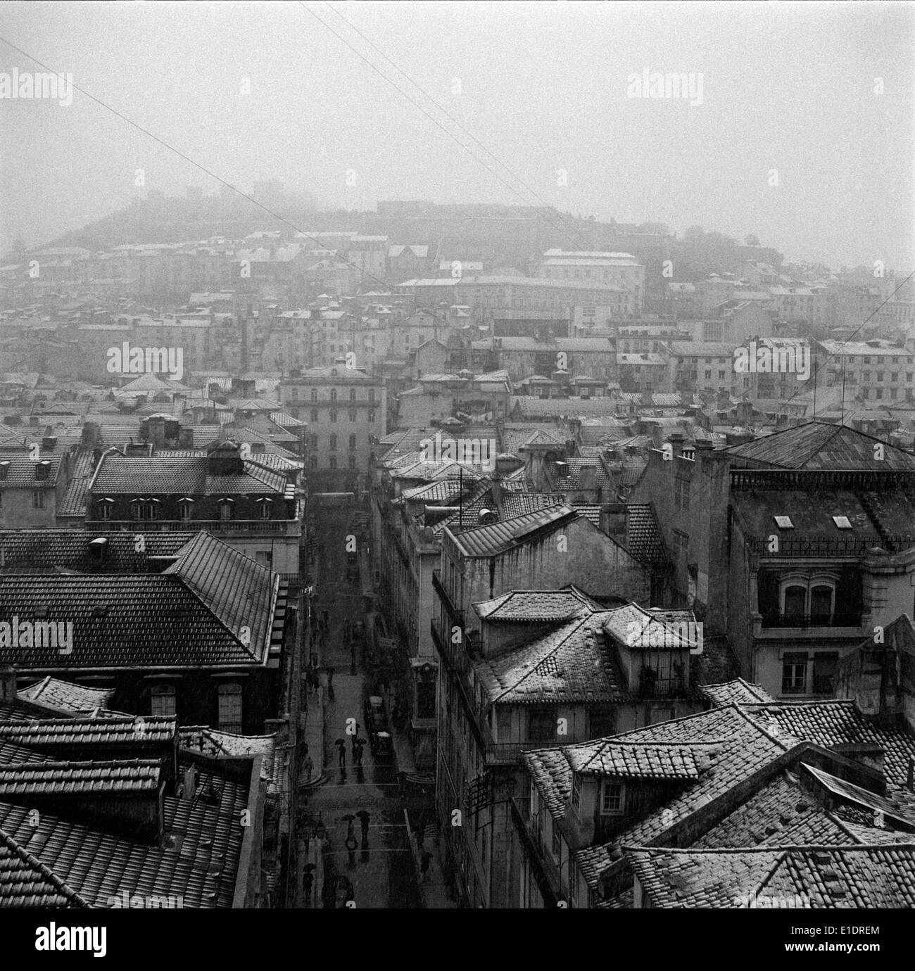 Highlighting streets Black and White Stock Photos & Images - Alamy