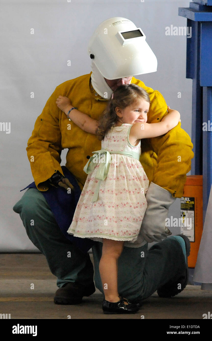 Scott Fanning, a welder with General Dynamics Electric Boat Corporation ...