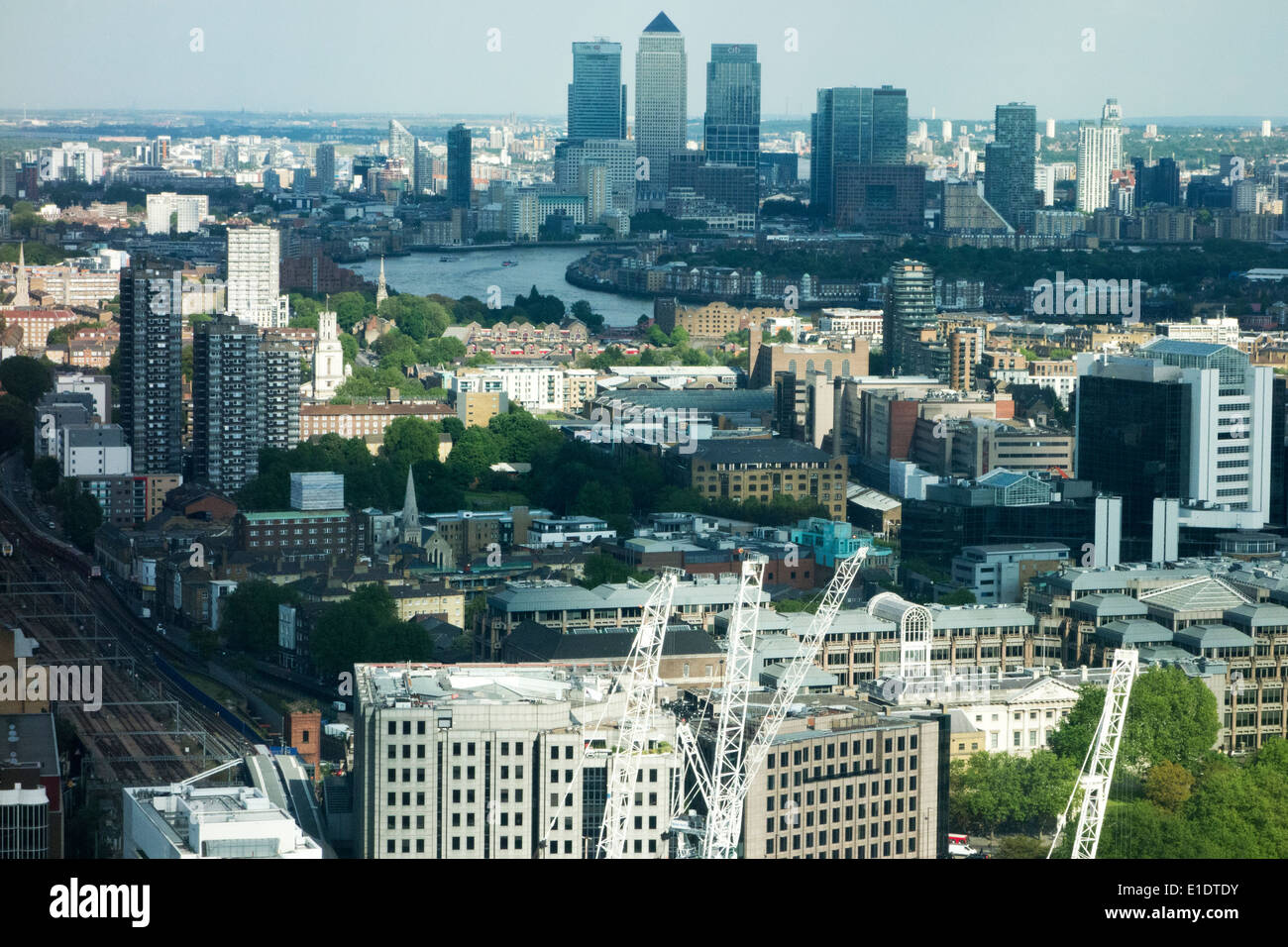 London cbd aerial hi-res stock photography and images - Alamy