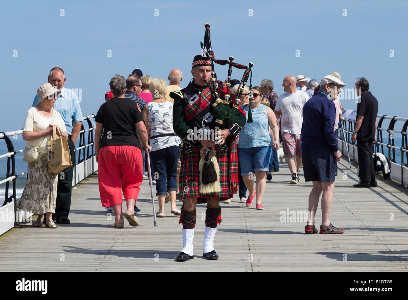 First World War Centenary Commemoration Day at Saltburn on the north ...