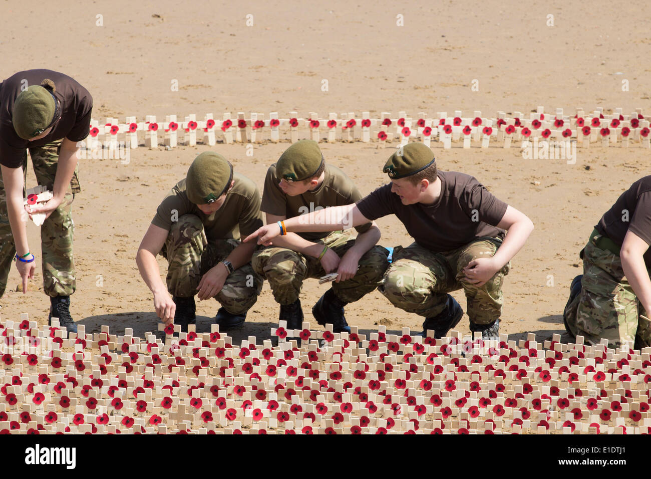 First World War Centenary Commemoration Day at Saltburn on the north ...