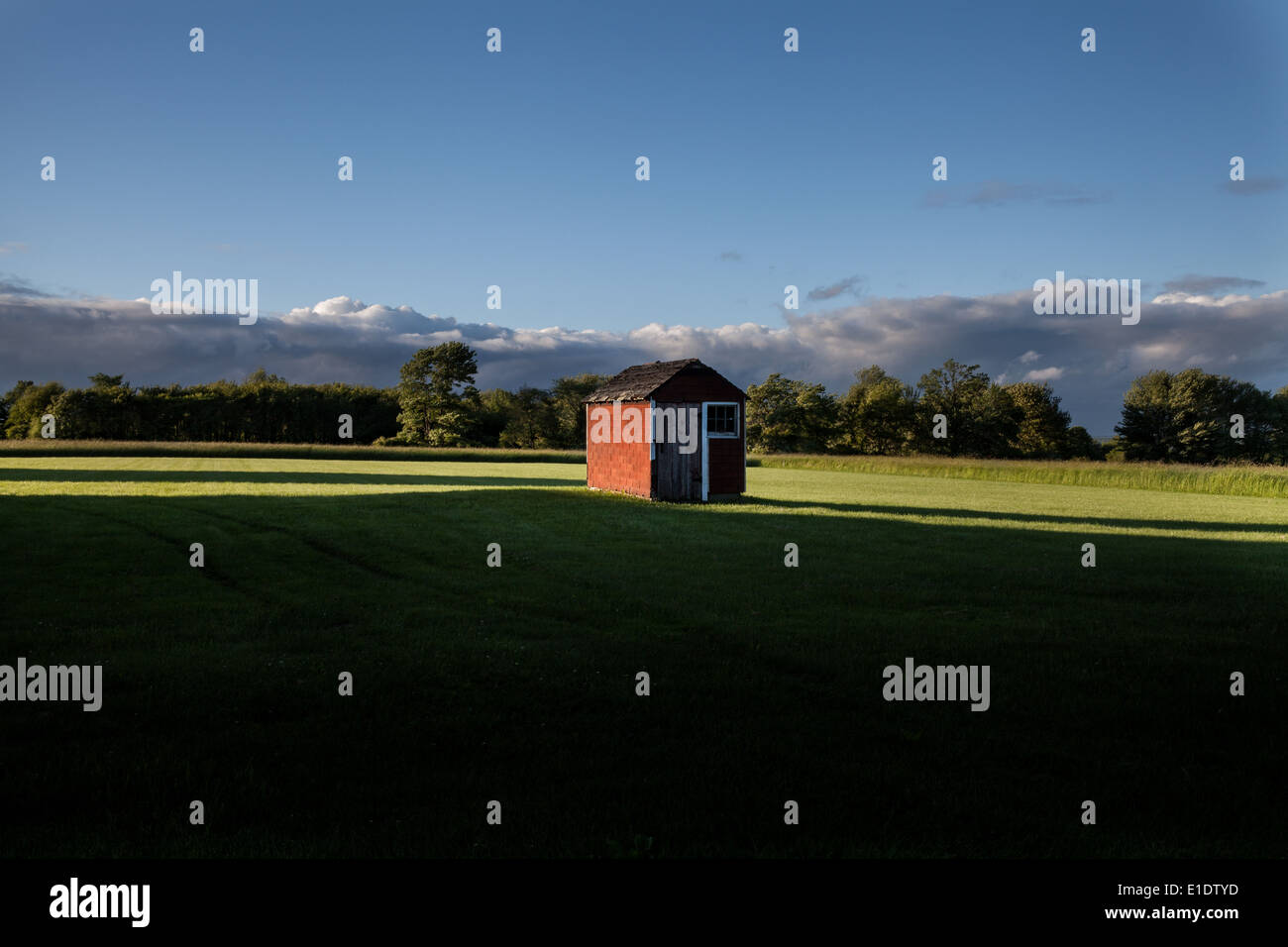 Red Shed, Connecticut Stock Photo - Alamy
