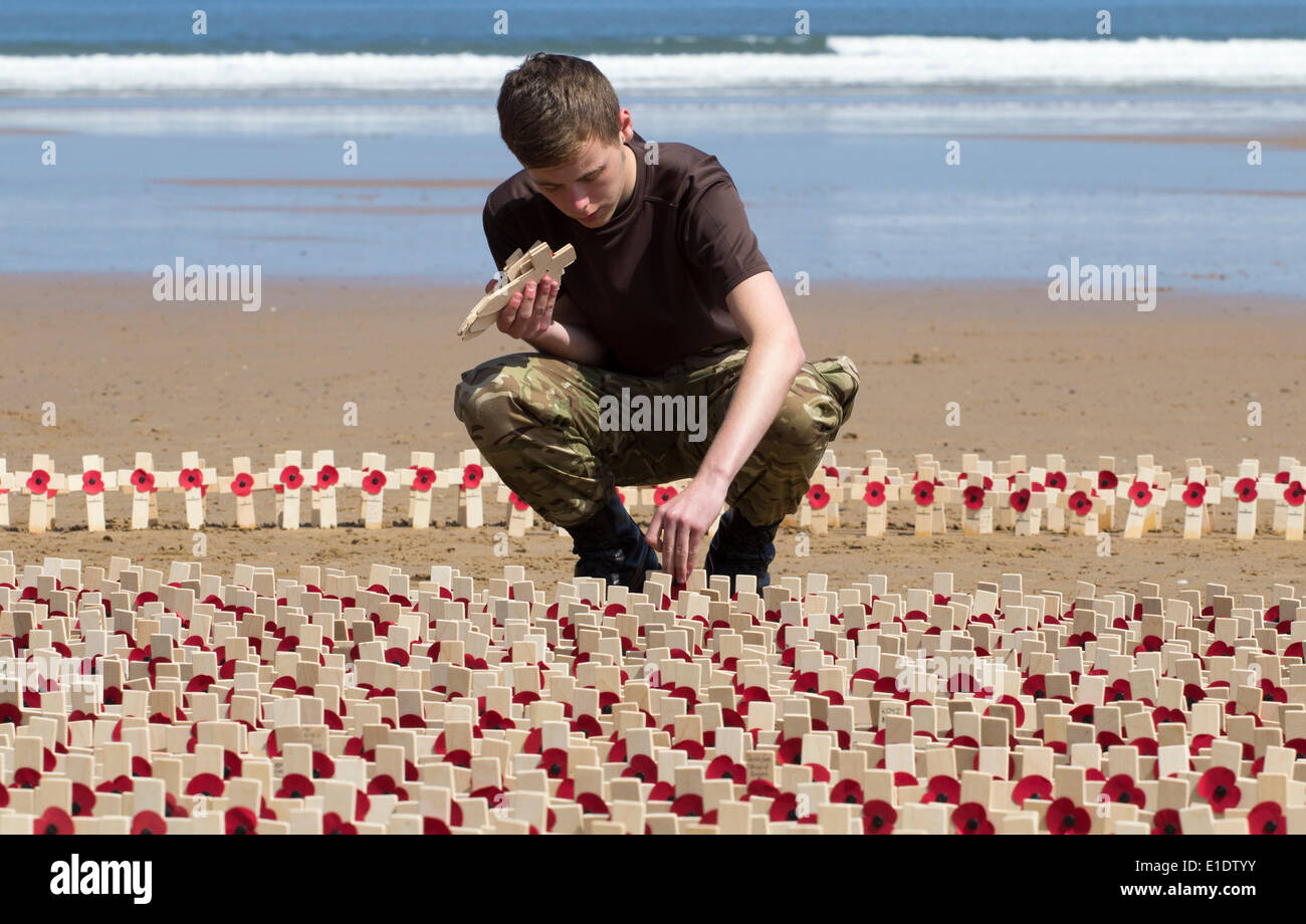 First World War Centenary Commemoration Day at Saltburn on the north ...