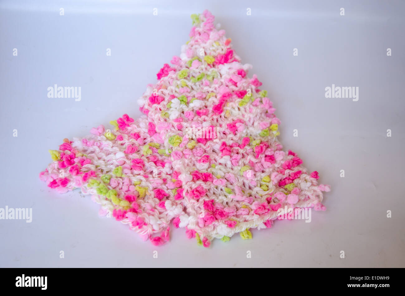 pink scarf on white background Stock Photo - Alamy
