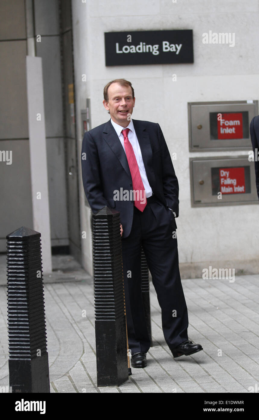 London, UK, 1st June 2014. Andrew Mar seen at the BBC studios in London ...