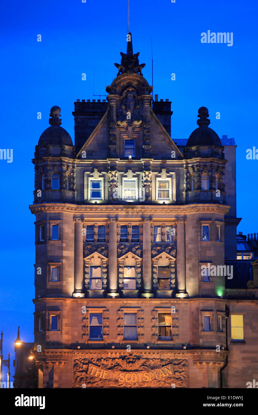 UK, Scotland, Edinburgh, The Scotsman Building Stock Photo - Alamy