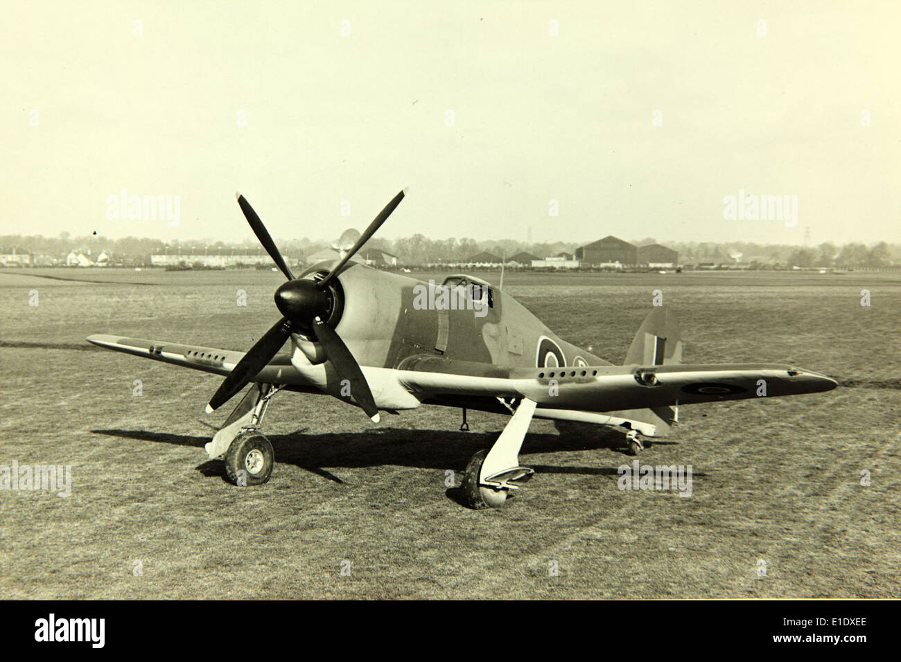 The Hawker Tornado, powered by the Bristol Centaurus engine, was a ...