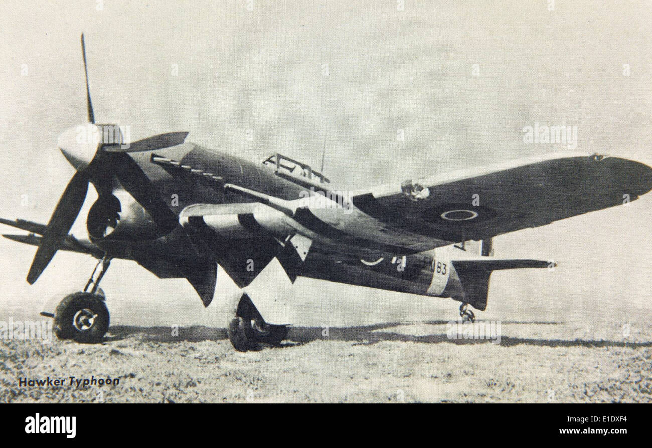 Hawker, Typhoon 1B Stock Photo - Alamy