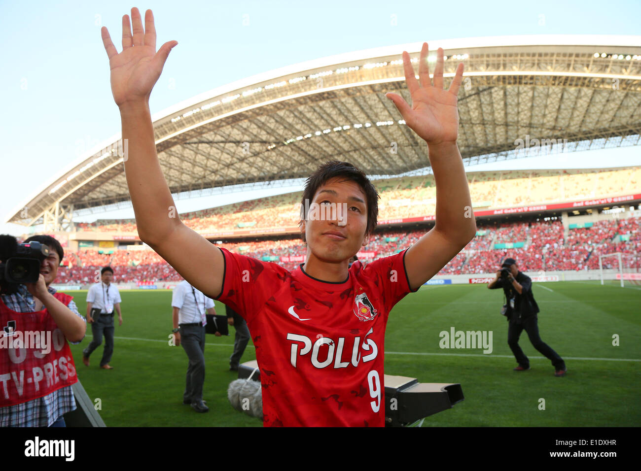 Saitama Stadium 2002, Saitama, Japan. 1st June, 2014. Genki Haraguchi (Reds), JUNE 1, 2014 ...