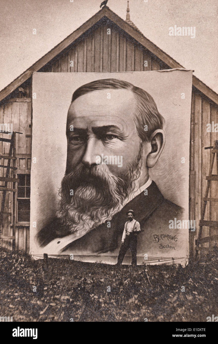 President benjamin harrison hi-res stock photography and images - Alamy