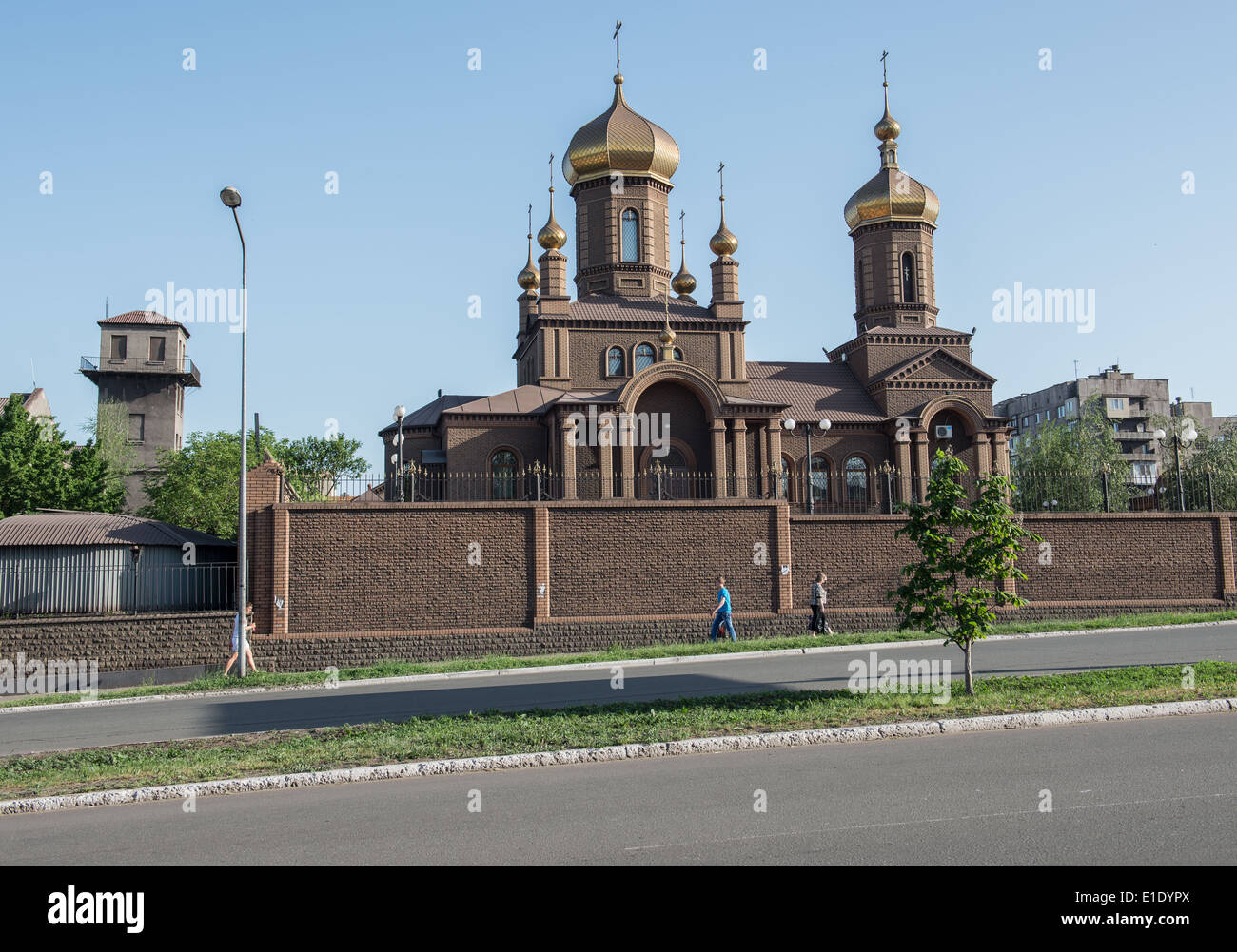 orthodox church in Yenakiieve (hometown of former Ukrainian president ...