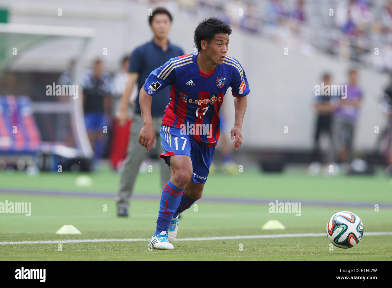 Ajinomoto Stadium, Tokyo, Japan. 1st June, 2014. Hiroki Kawano (FC ...