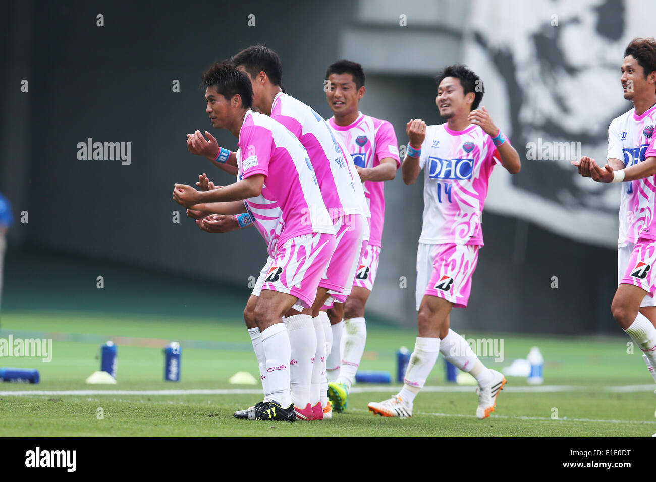 Ajinomoto Stadium, Tokyo, Japan. 1st June, 2014. Sagan Tosu team group ...