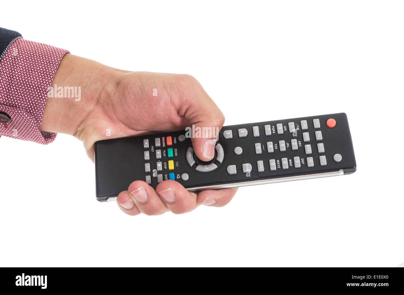 hand tv remote Stock Photo - Alamy