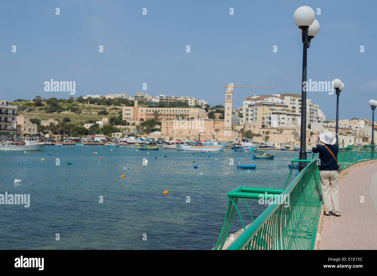 Marsaskala bay, harbour, southern Malta, Europe Stock Photo - Alamy
