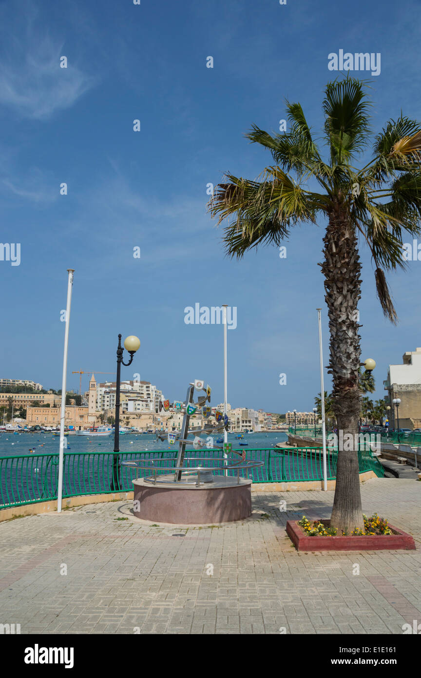 Marsaskala bay, harbour, southern Malta, Europe Stock Photo - Alamy