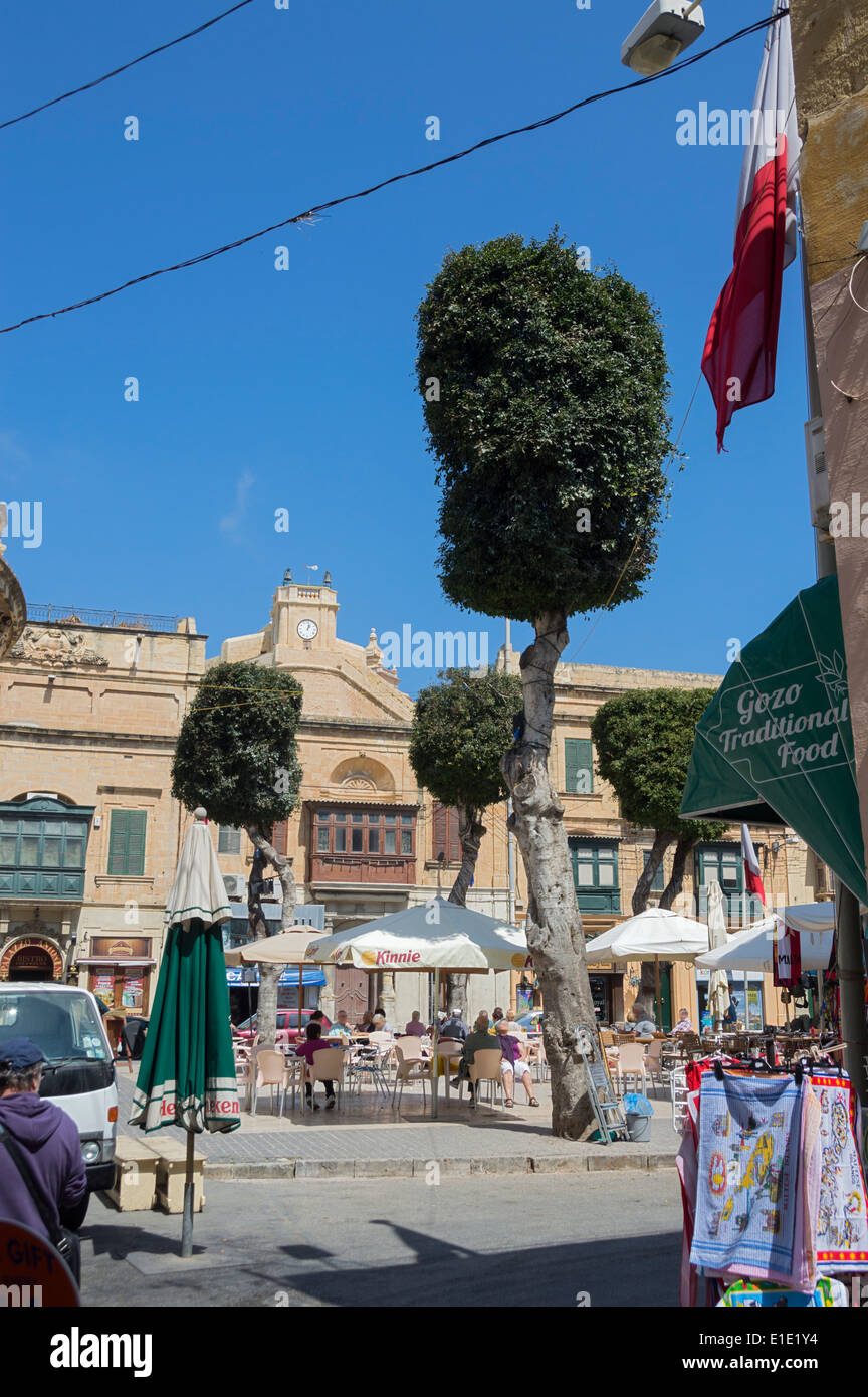It Tokk Market square, Victoria (Rabat) Gozo, Malta, Europe Stock Photo ...