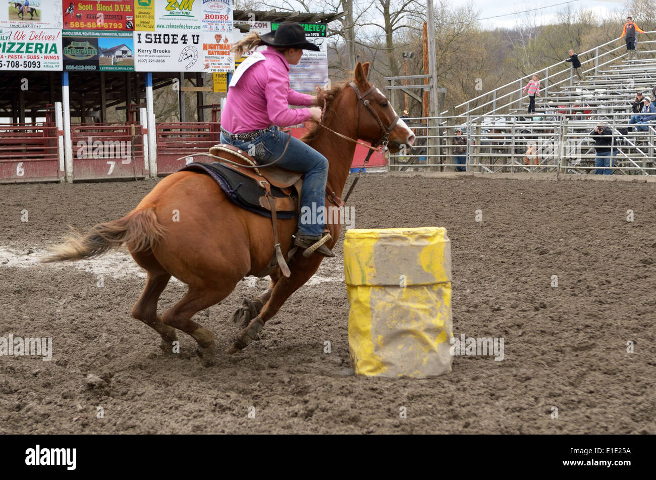 Barrel race rodeo girl hi-res stock photography and images - Alamy