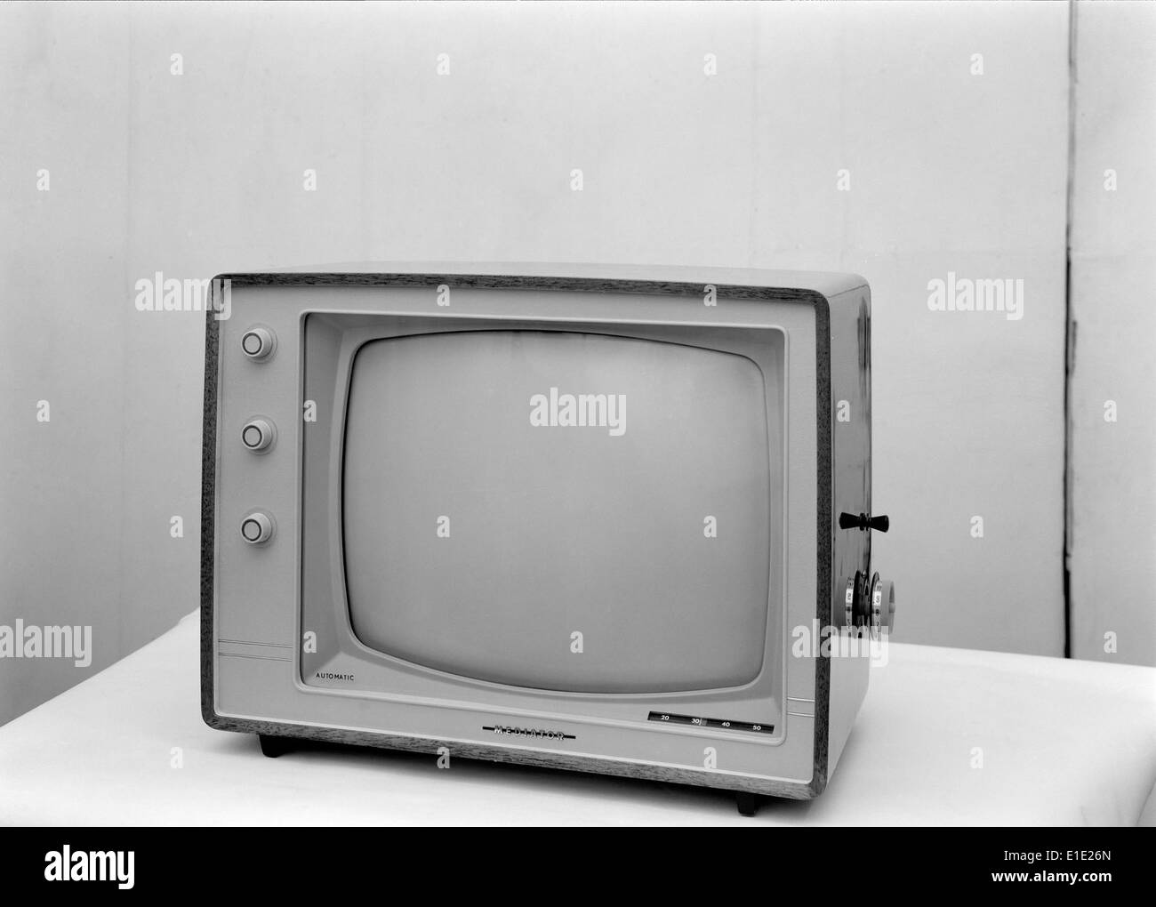 This image showcases a 1950s television from Portugal, highlighting ...