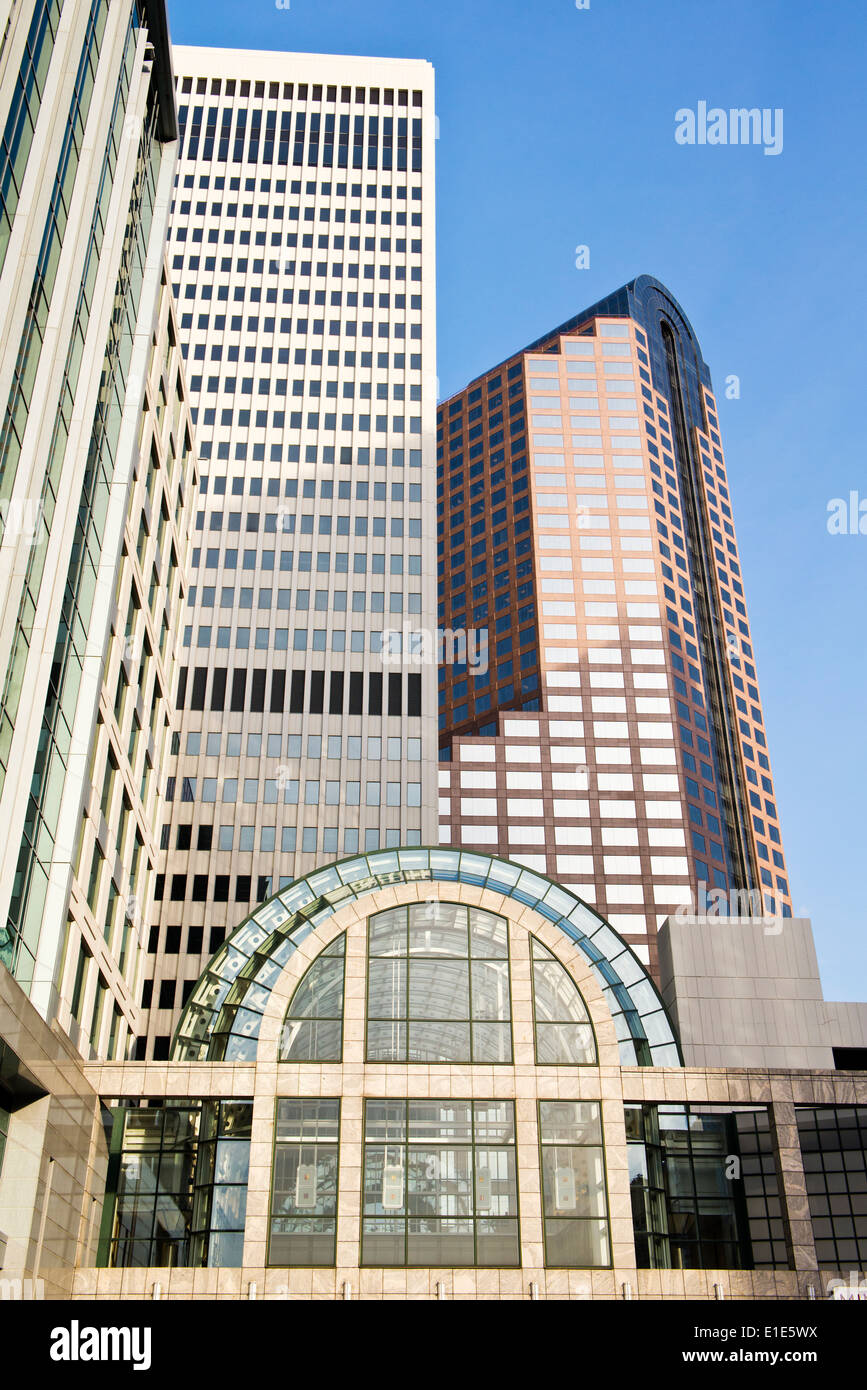 High Rise, Skyscrapers in Charlotte North Carolina Stock Photo - Alamy