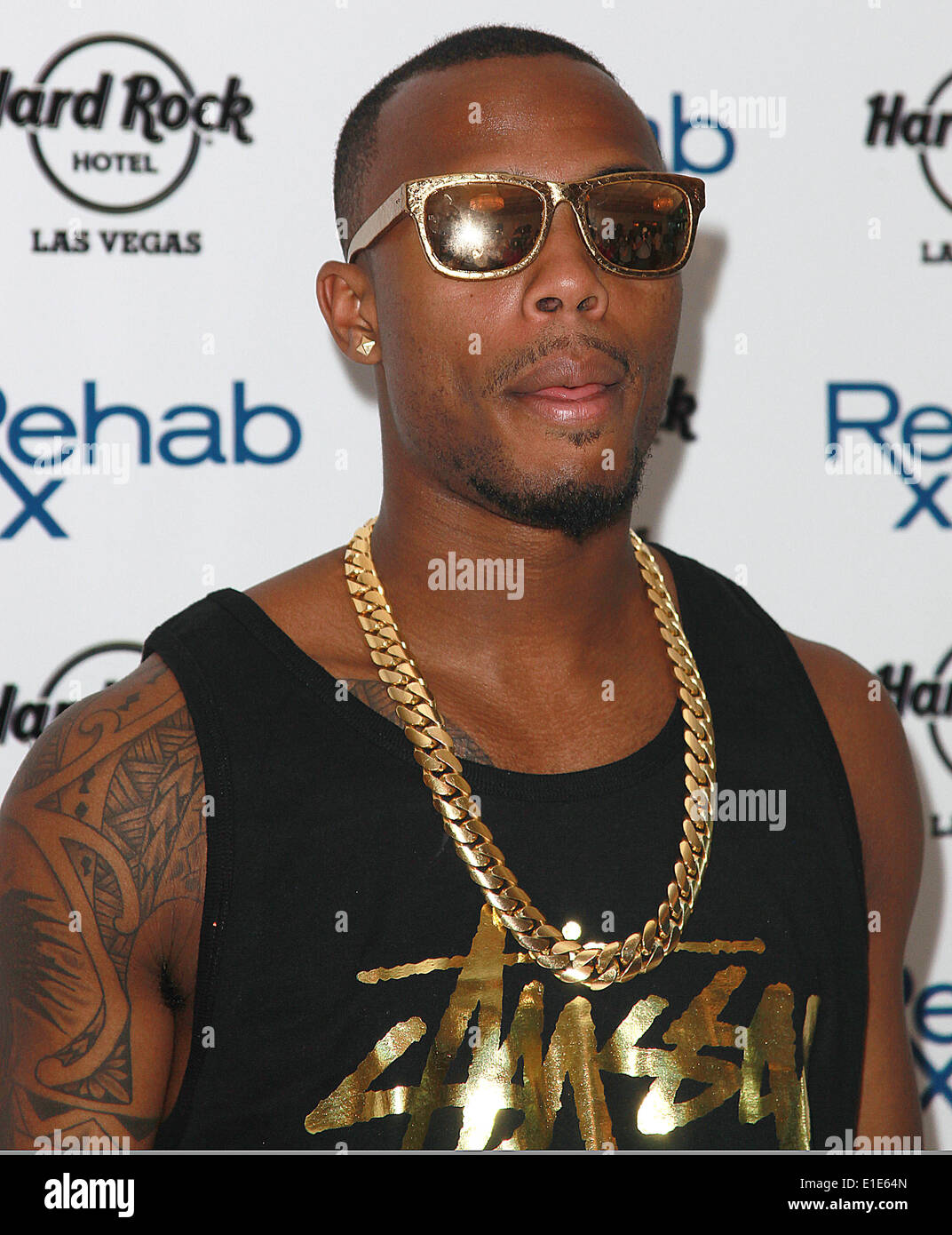 Las Vegas, Nevada, USA. 1st June, 2014. Rapper/songwriter B.o.B arrives ...