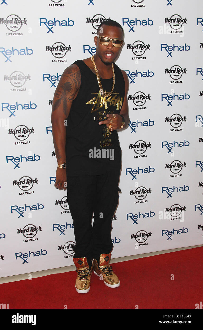 Las Vegas, Nevada, USA. 1st June, 2014. Rapper/songwriter B.o.B arrives ...