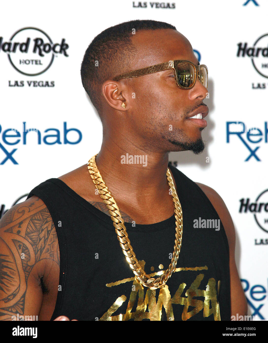 Las Vegas, Nevada, USA. 1st June, 2014. Rapper/songwriter B.o.B arrives ...