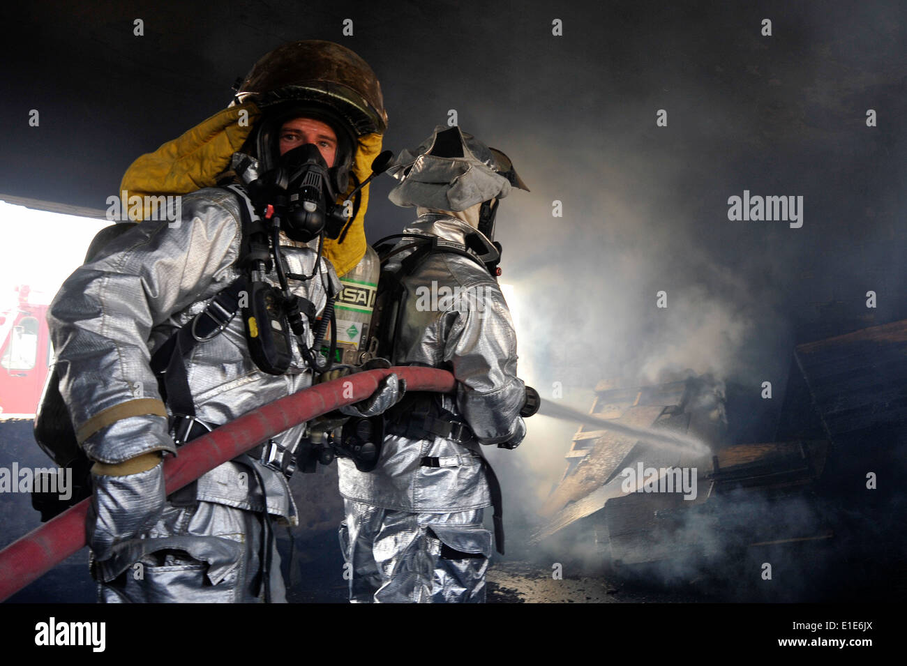 2010 firefighters from the squadron hi-res stock photography and images ...