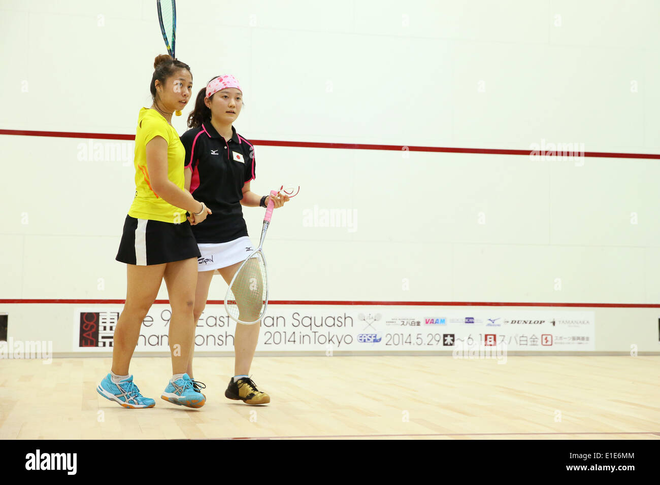Spa Shirokane, Tokyo, Japan. 1st June, 2014. Risa Sugimoto (JPN), JUNE 1, 2014 - Squash : The ...