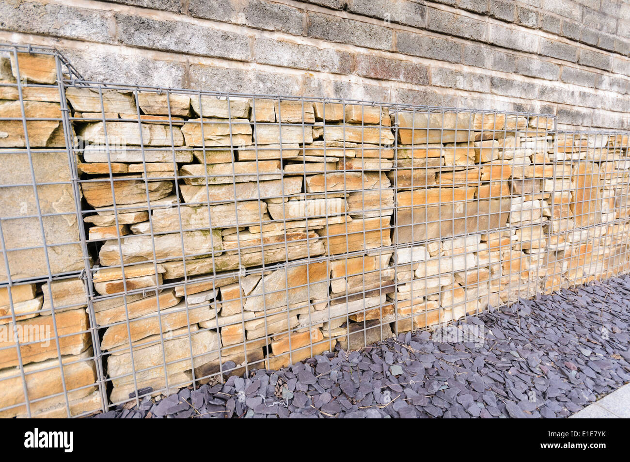 Gabion structure hi-res stock photography and images - Alamy