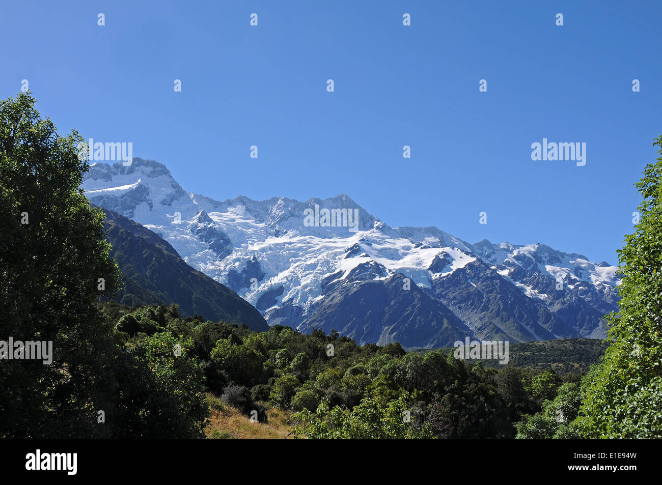 New Zealand Mount Cook Stock Photo - Alamy