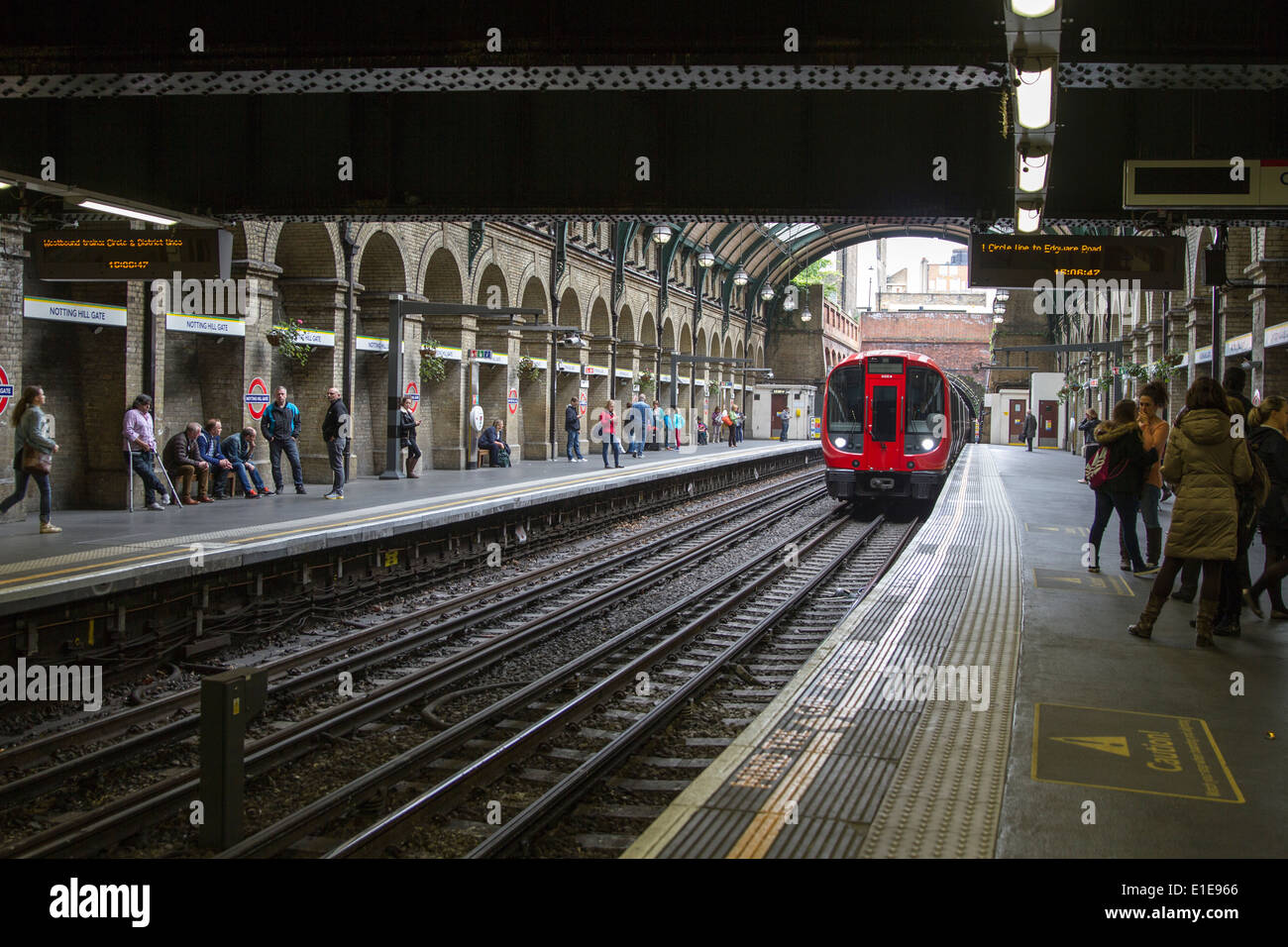 London Underground Train Stock Photo - Alamy