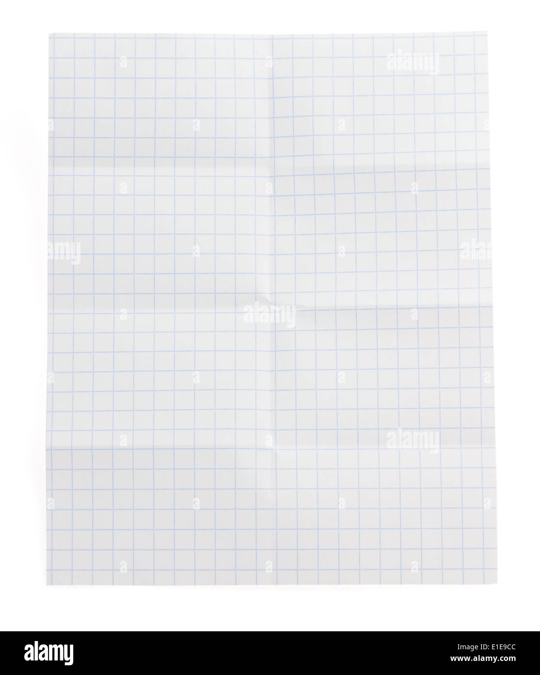 folded note paper isolated on white background Stock Photo - Alamy