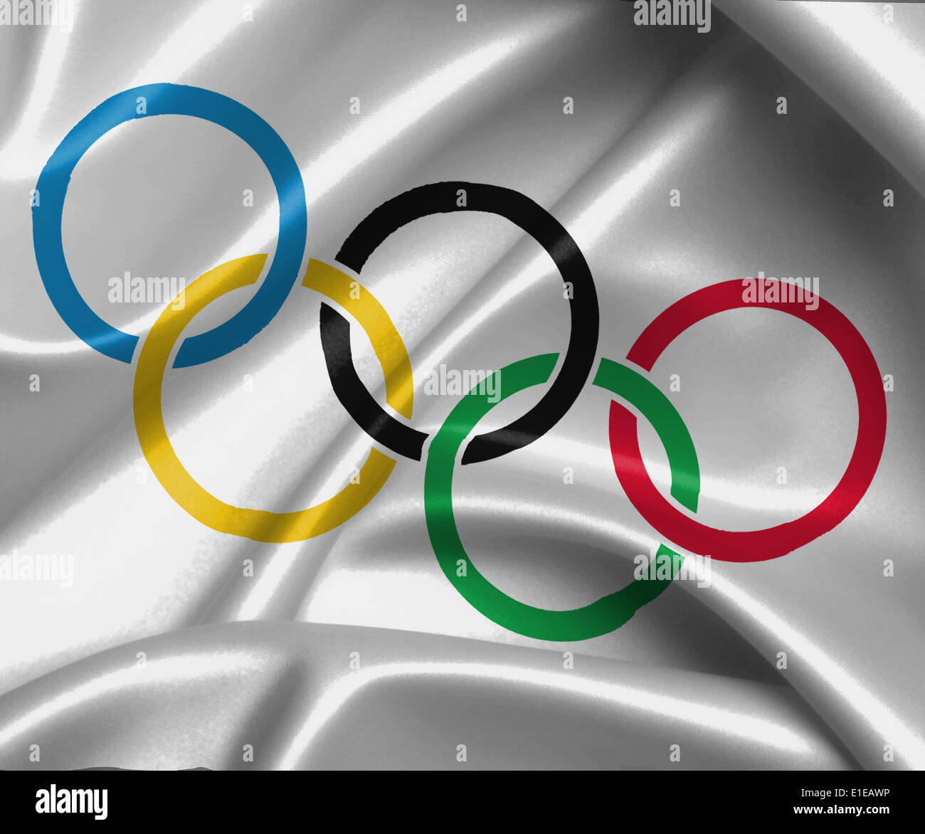 Olympic rings emblem hi-res stock photography and images - Alamy