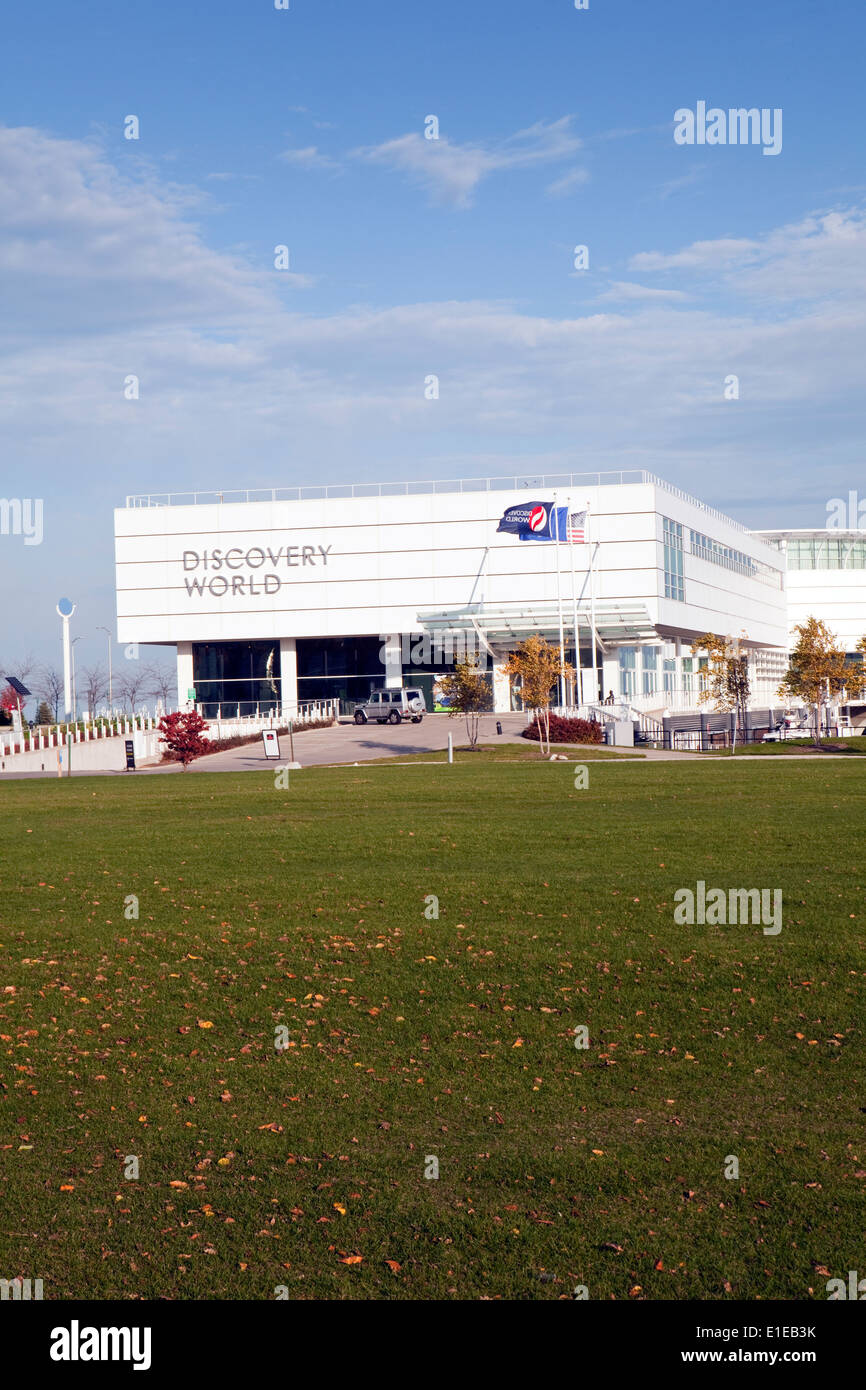 A view of the Discovery World building in Milwaukee, Wisconsin Stock ...