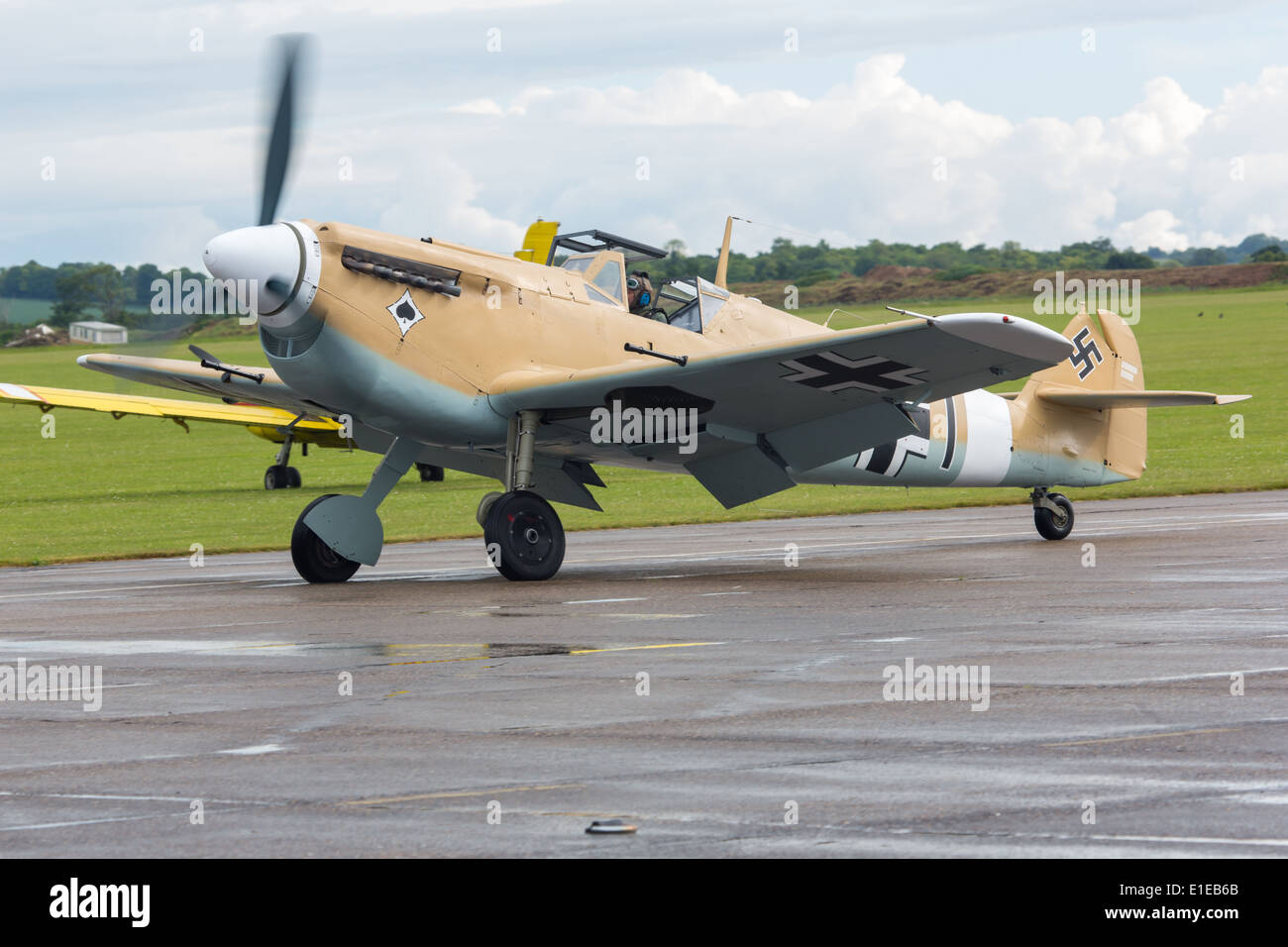 Messerschmitt Bf 109, also known as the ME 109, German World War Two ...