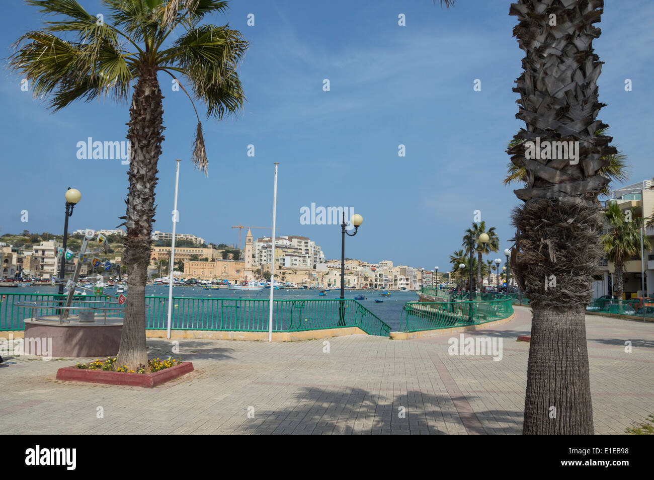 Marsaskala bay, harbour, southern Malta, Europe Stock Photo - Alamy