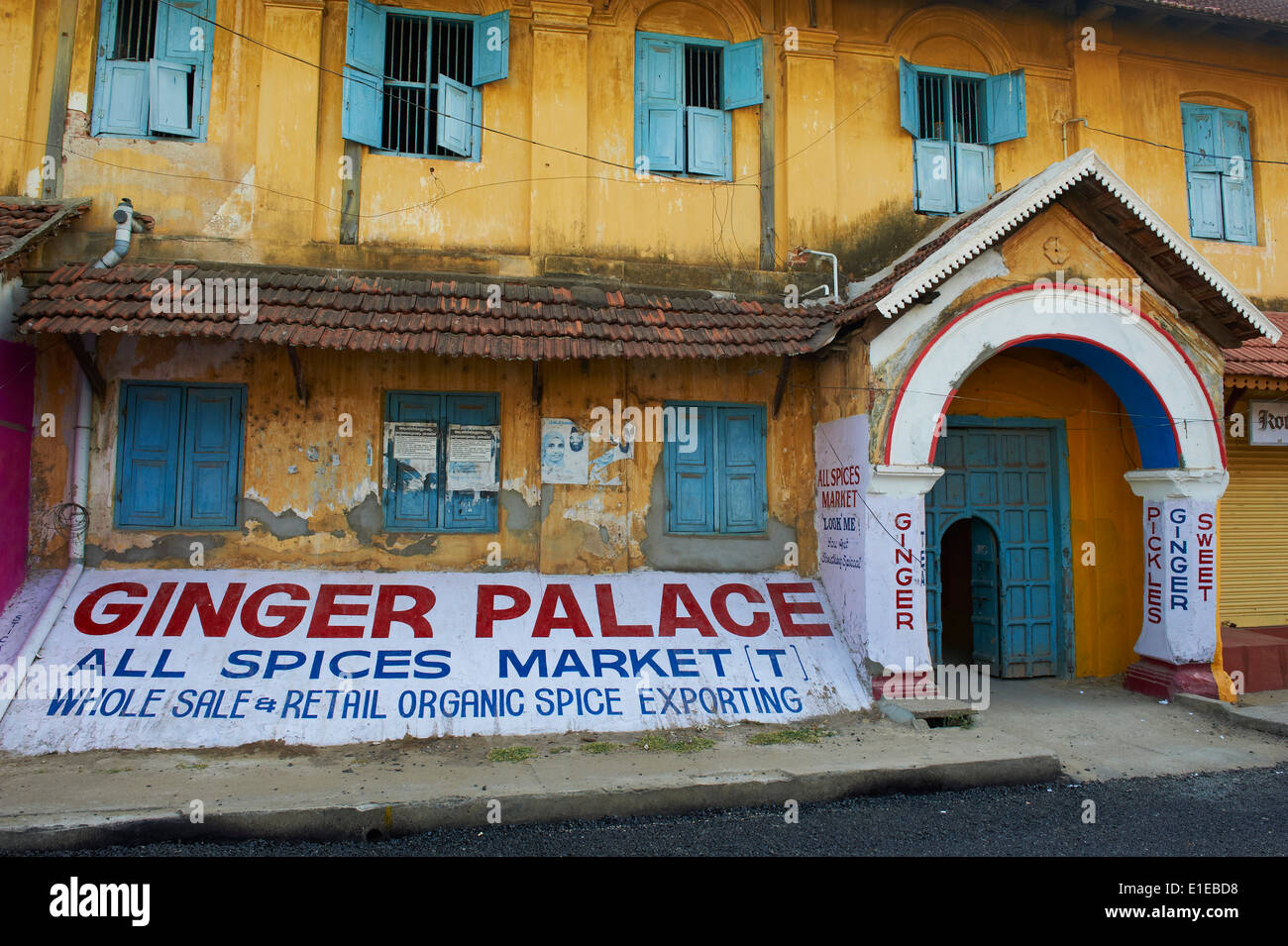 India, Kerala State, Fort Cochin or Kochi, spices area Stock Photo - Alamy
