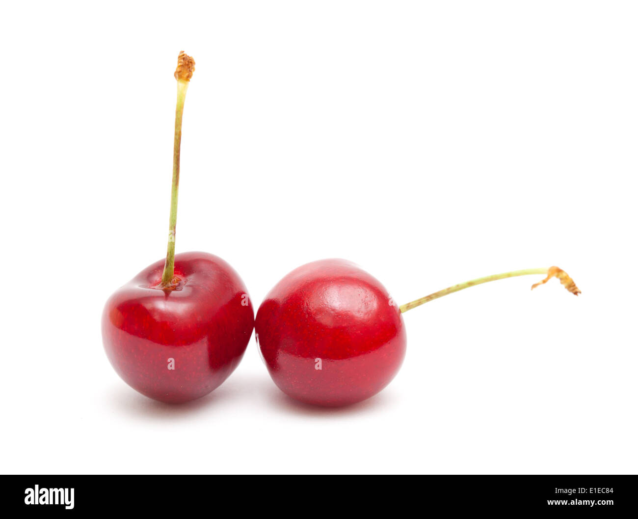 cherry isolated on white Stock Photo - Alamy