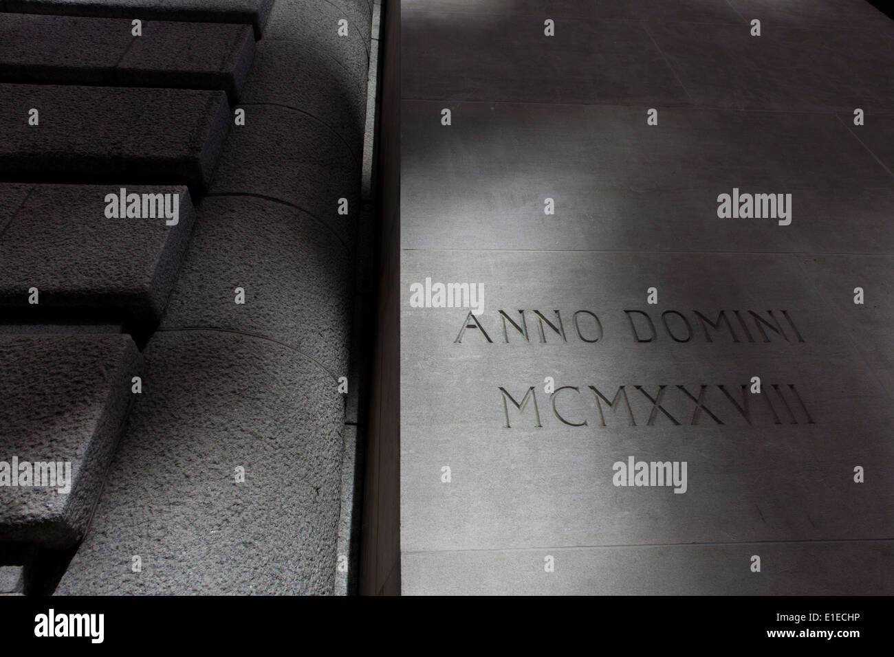 Roman numerals stone date hi-res stock photography and images - Alamy