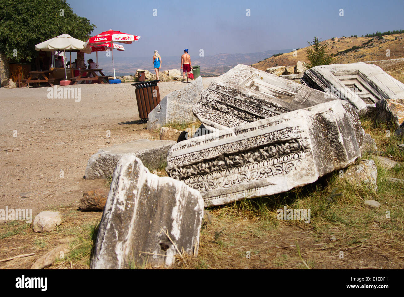 Pamukkale roman theatre ruins hi-res stock photography and images - Alamy