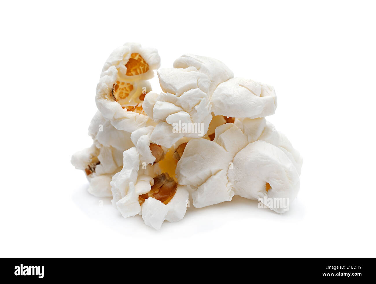 Popcorn snack closeup isolated on white background Stock Photo - Alamy