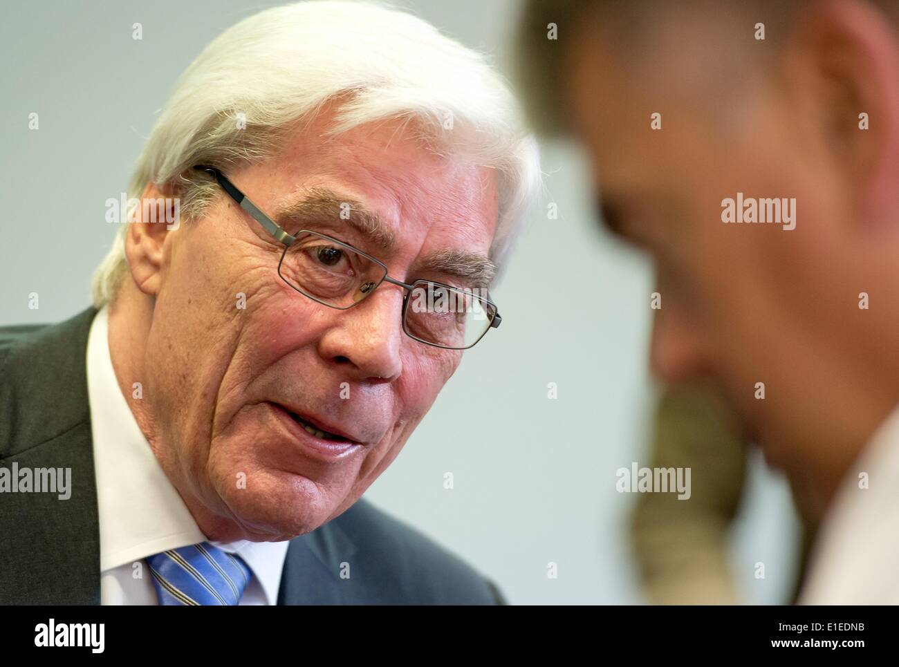 Defendant, former BayernLB CEO Werner Schmidt, arrives for another day ...