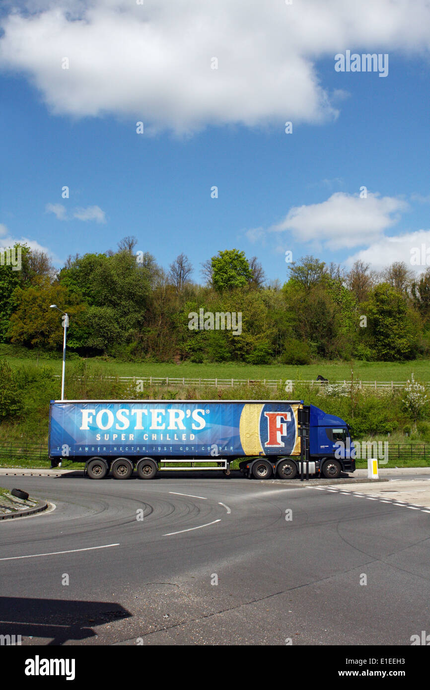 Fosters brewery truck hi-res stock photography and images - Alamy